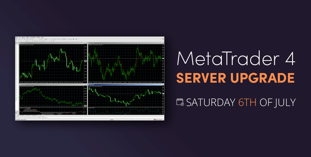 MT4 server upgrade - 6th July